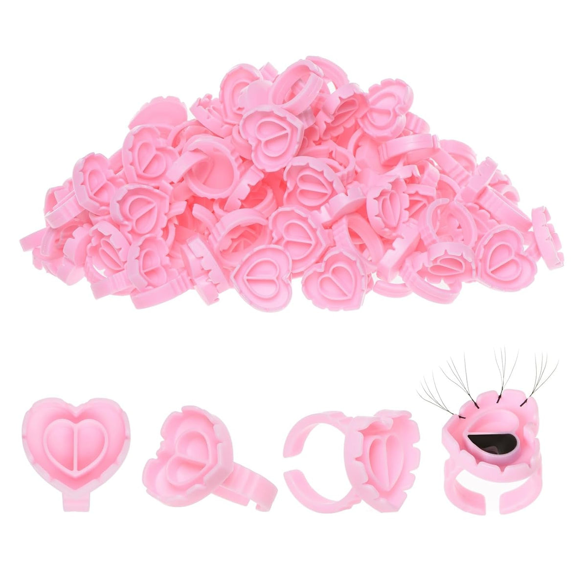 300PCS Lash Extension Glue Rings – West Tech Shipping