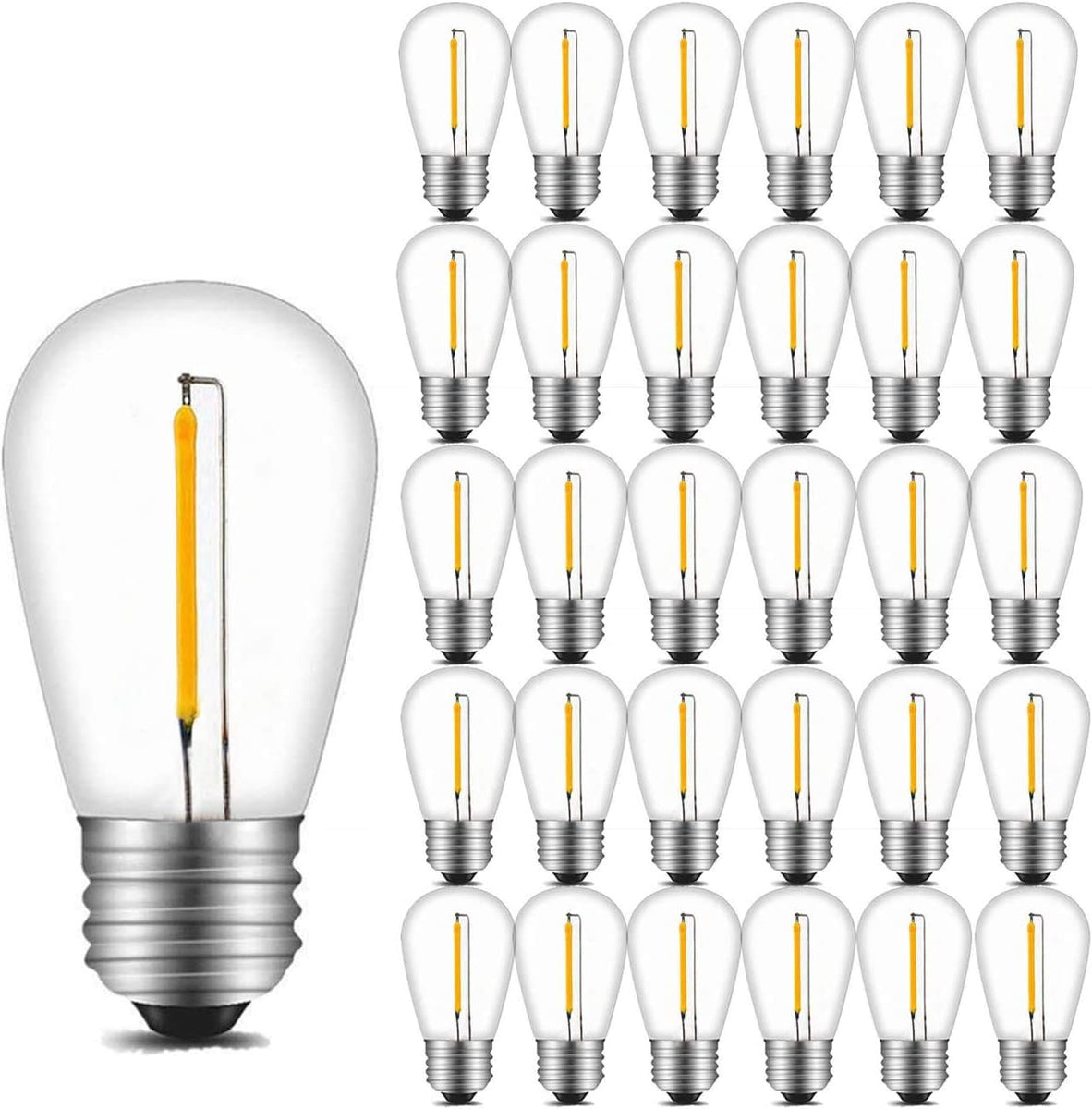 LED Outdoor String Light Replacement Bulbs (30 pack) – West Tech Shipping